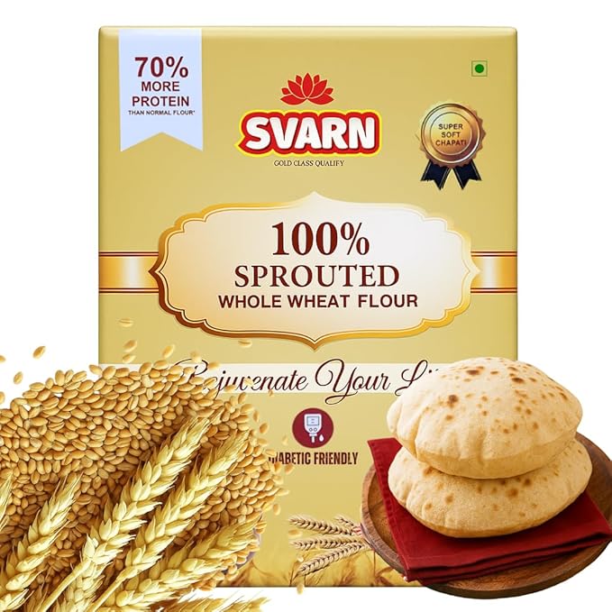Svarn 100% Sprouted Whole Wheat Atta – Svarn Foods